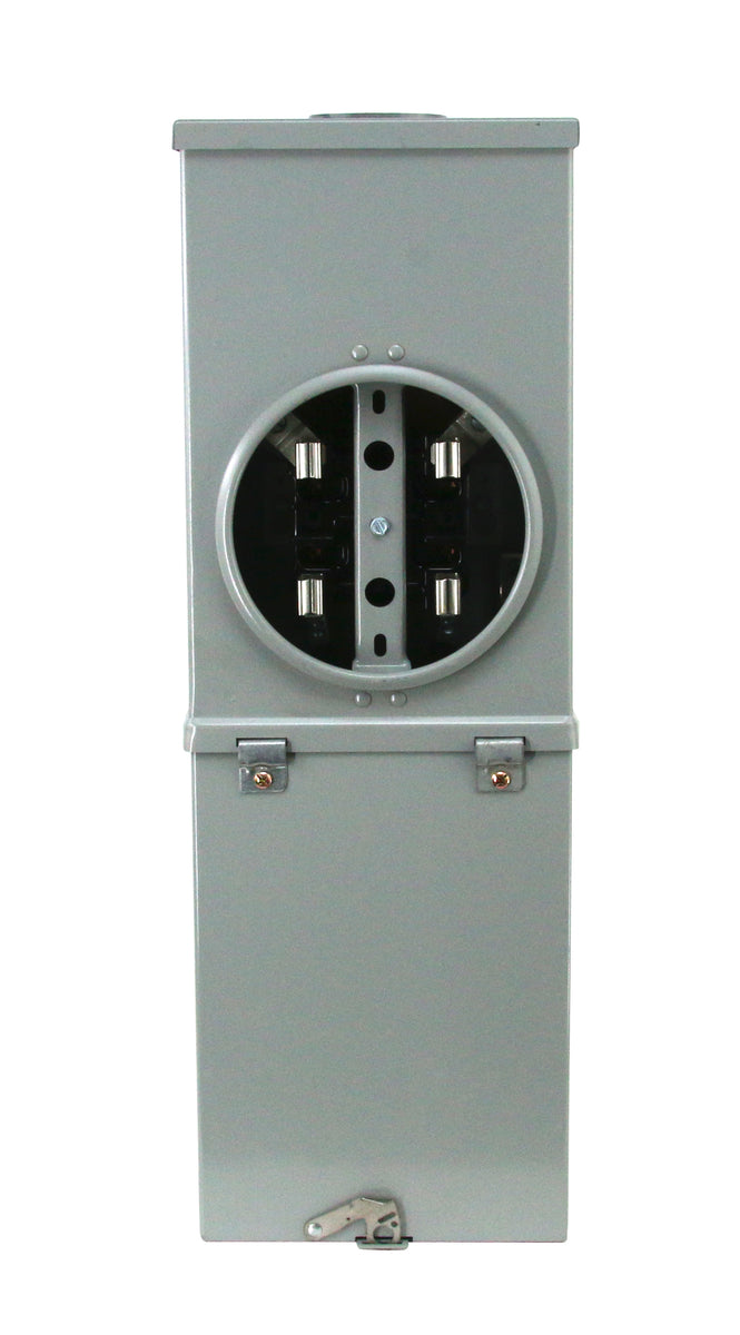 Eaton B-Line 1M1R Meter Mains, No Distribution, 100A, 120/240VAC, 4 Ja