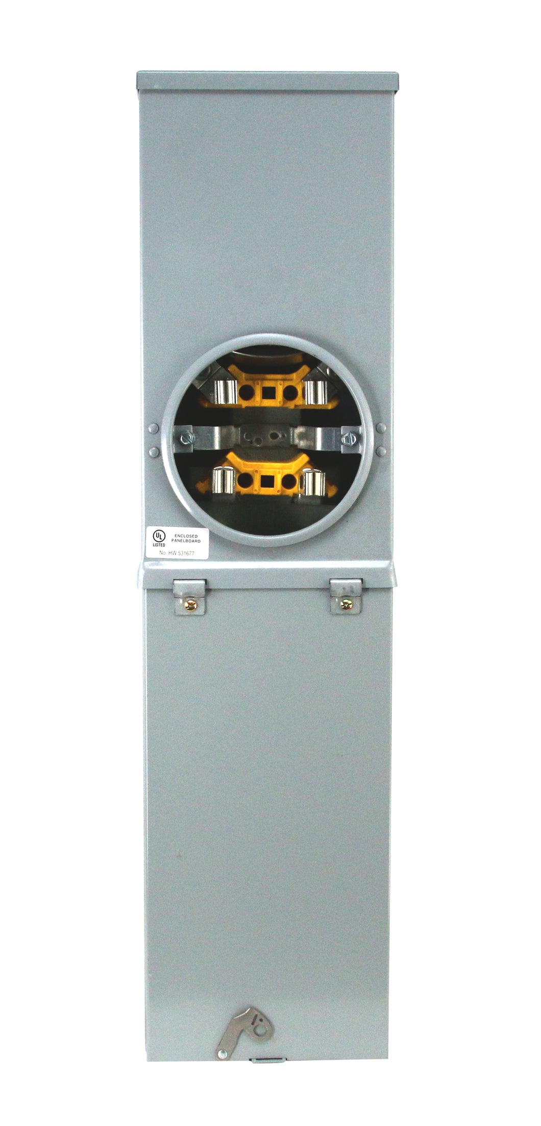 Eaton B-Line 2M2R Meter Mains, No Distribution, 200A, 120/240VAC, 4 Ja