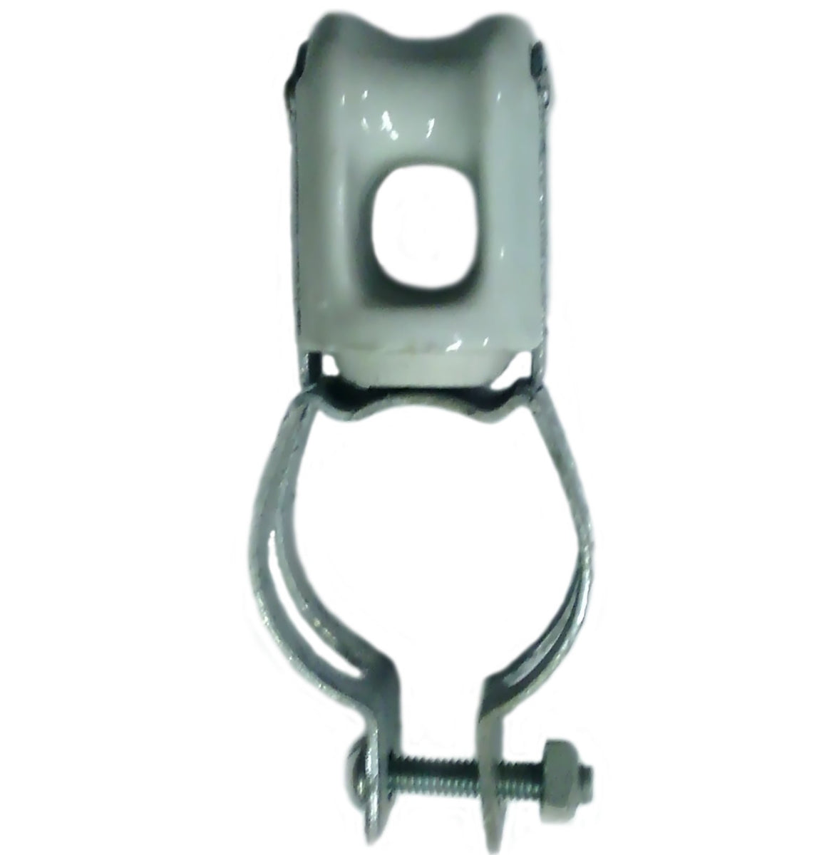 PPC Insulators 6416 Wire Holder, 2 Inch, Clamp Type, Porcelain. PPC In