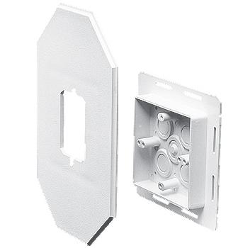 Arlington 8081FDBL Siding Box Kit with Flange, Vertical, Weatherproof,