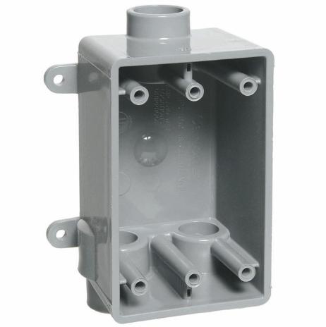 Carlon E979DFN-CAR FSCC Box, 1-Gang, Weatherproof Outlet Box Carlon E9