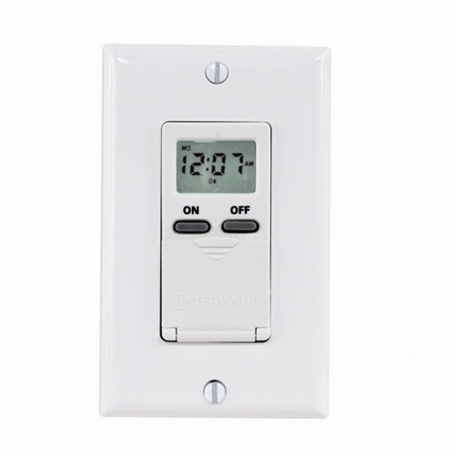 Intermatic EI500WC Digital 7-day Timer 15 Amp 120 Vac White Intermatic
