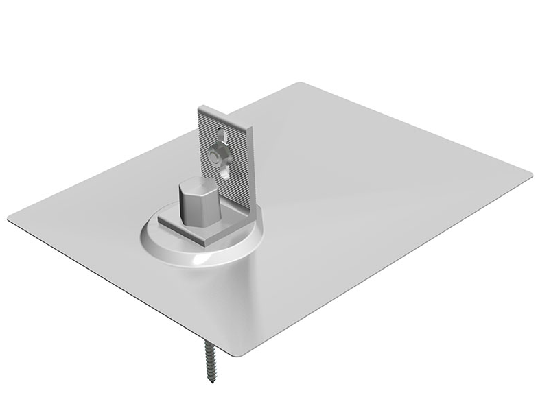 Sunmodo K10068-BK2 EZ Roof Mount Kit with L-Foot, Black Sunmodo K10068