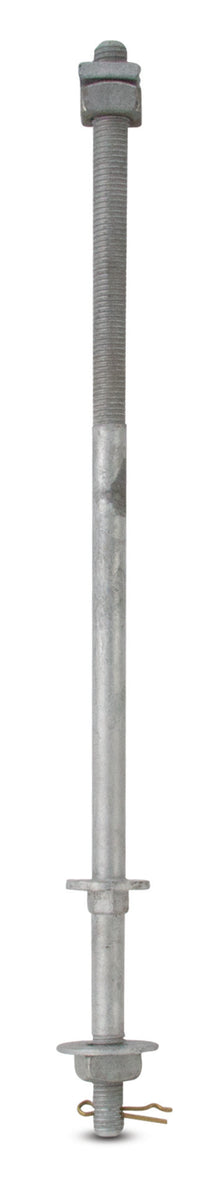 Powerline Hardware P2348-1/2 5/8" SpooL Bolt, Single Upset, 18-1/2" Le